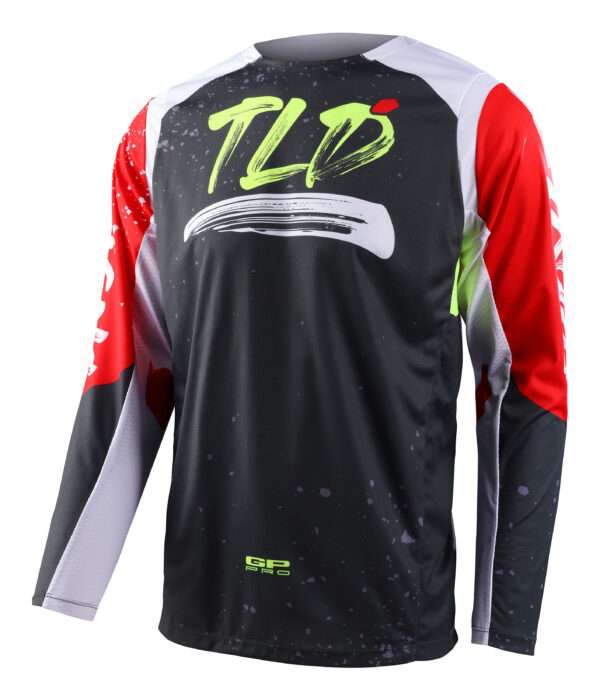 TLD JERSEY GP PRO Partical Black/Glo Red – 2powerthailand.com