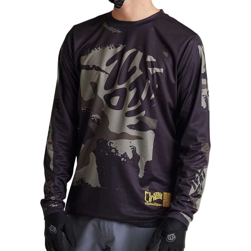 TLD JERSEY FLOWLINE LS CONFINED BLACK – 2powerthailand.com